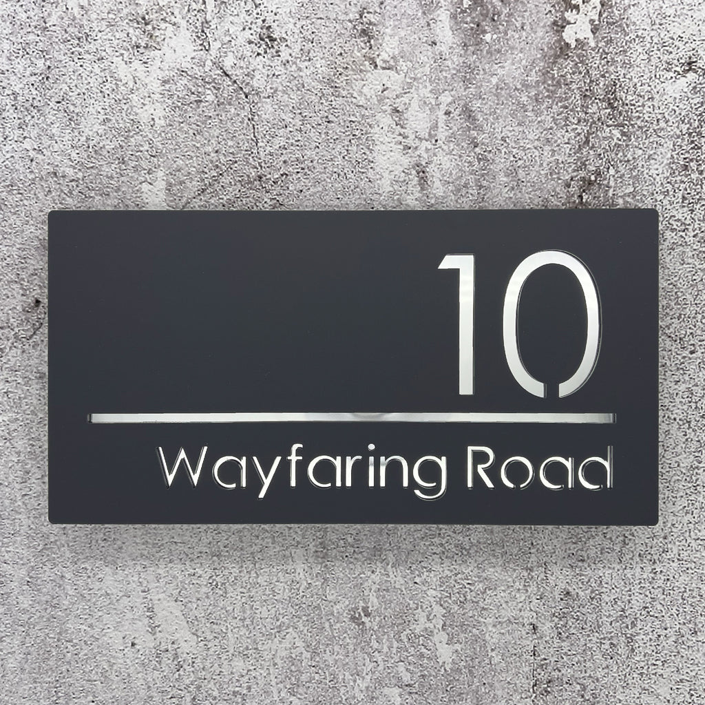 Modern House Signs — Perfect House Signs