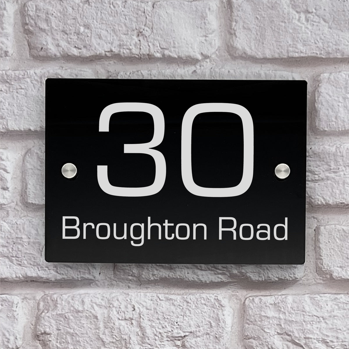 Imperium House Number Signs Rectangle Style Door Number Plaque ...